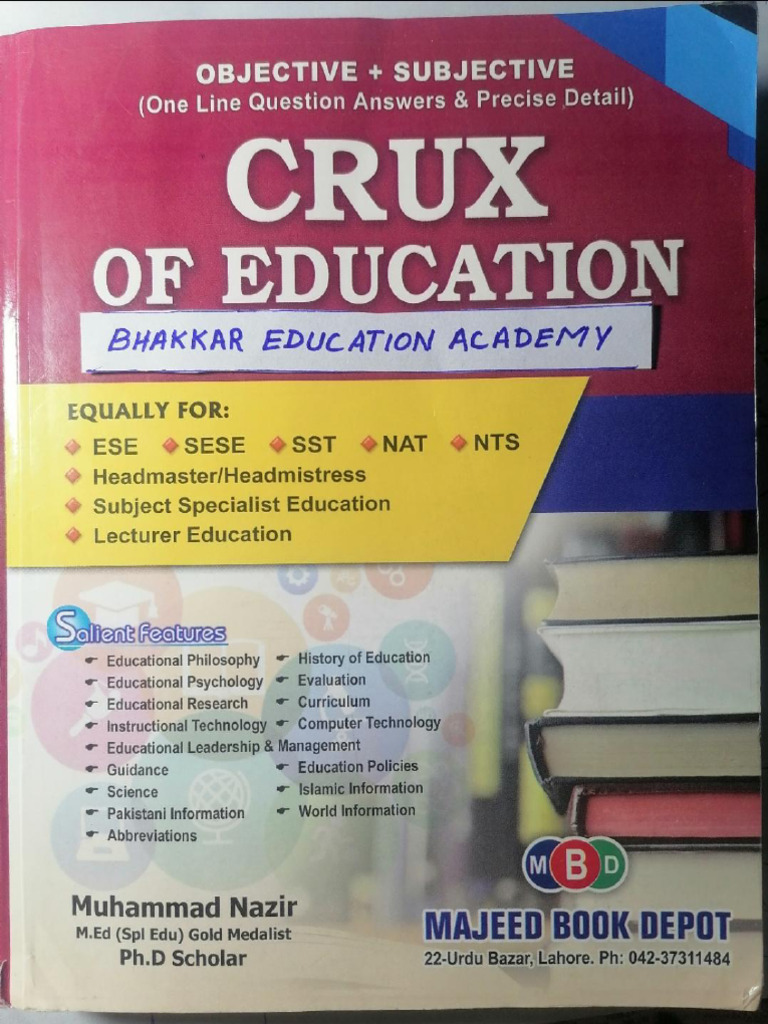 Crux of Education - Eden of Learning | PDF