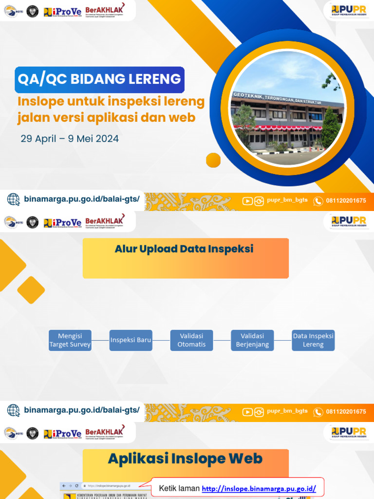 2024 - Inslope Untuk Inspeksi Lereng Jalan Versi Aplikasi Dan Web | PDF ...