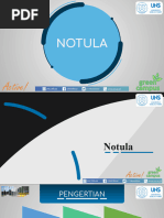 Pengertian Notula | PDF