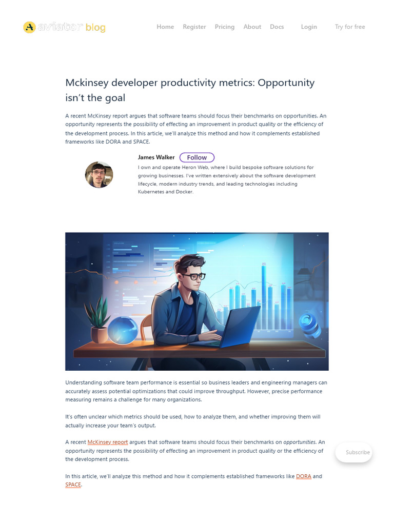 Opportunity-Driven Developer Metrics | PDF | Performance Indicator ...