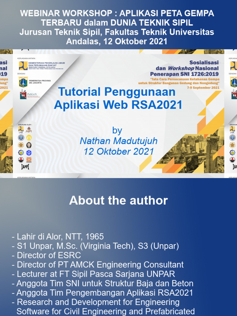 3 - Webinar UnivAndalas - Tutorial RSA 2021 - Rev | PDF | Teknologi & Rekayasa