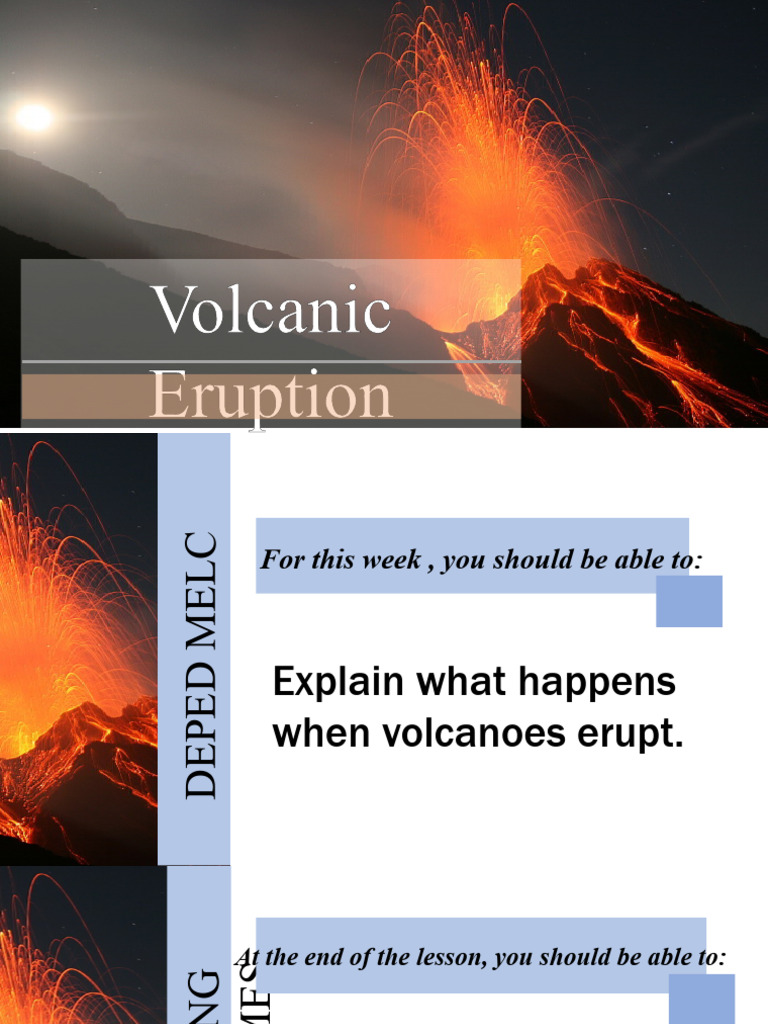 Volcanic Eruption | PDF | Volcano | Types Of Volcanic Eruptions