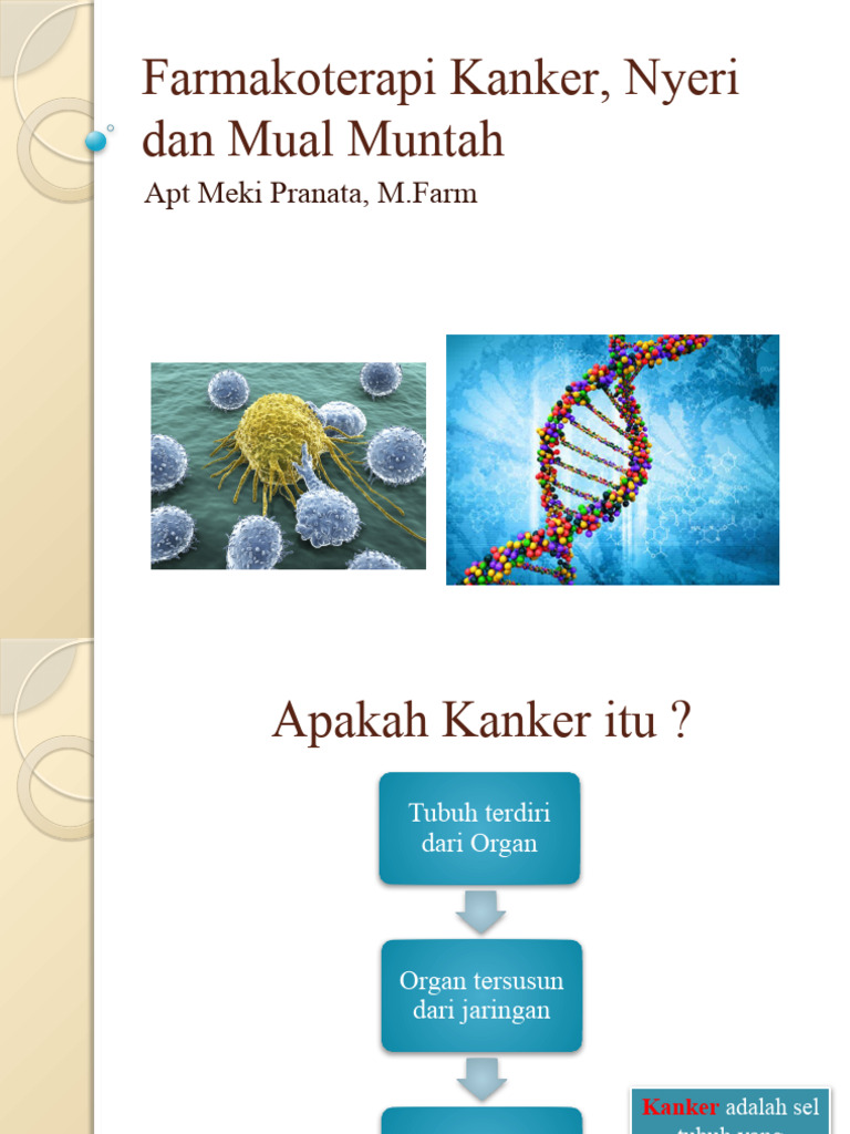 Farmakoterapi Kanker | PDF | Pengembangan Diri | Sains & Matematika