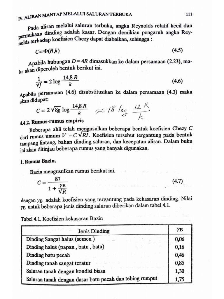 Menghitung Debit DGN Rumus Empiris - Hidrolika II Bambang Triatmodjo | PDF