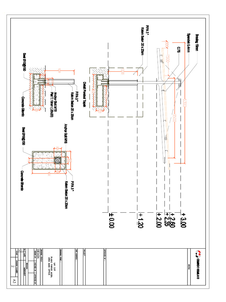 Ruang Parkir Detail-Model | PDF