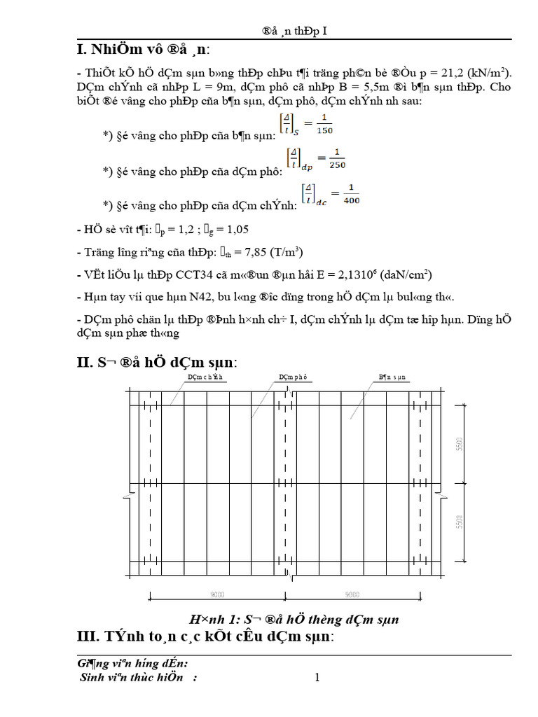 Thuyet Minh Thep I | PDF