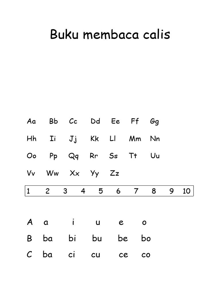 Buku Membaca Calis | PDF