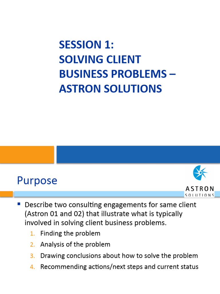 Astron Solutions Case | PDF | Pricing | Talent Management