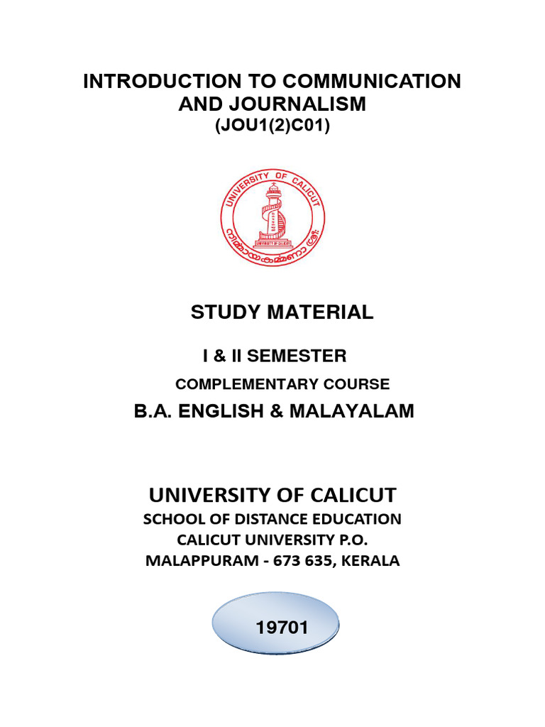 Introduction To Journalism | PDF | Communication | Public Speaking