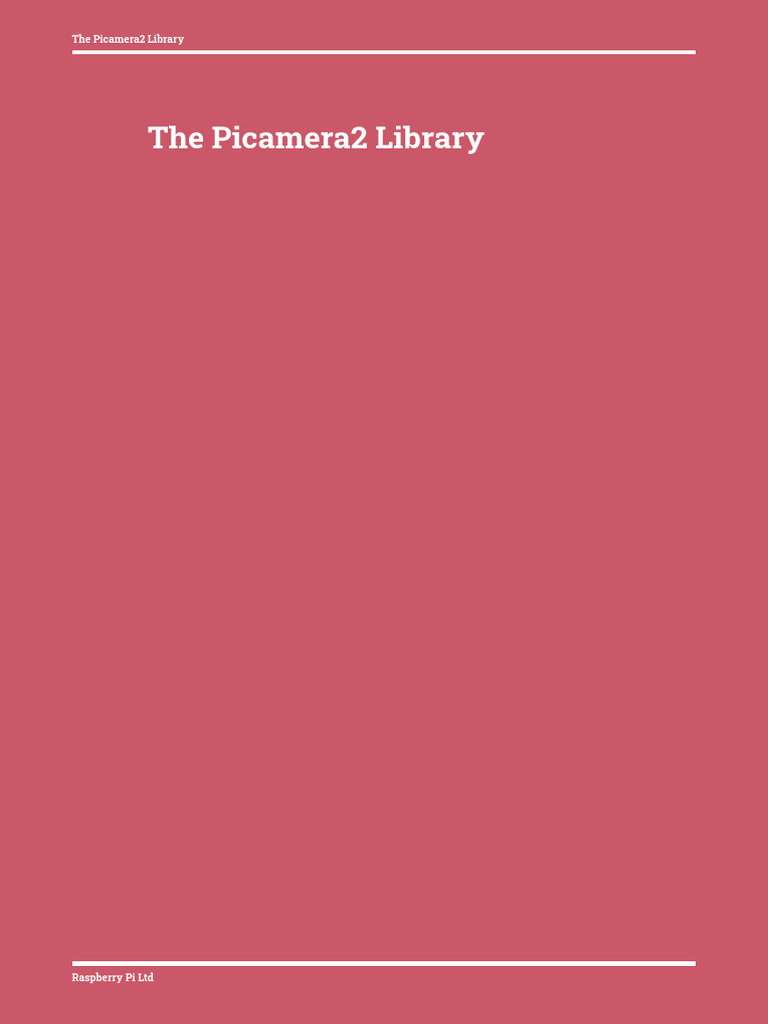 Picamera2 Manual | PDF | Graphical User Interfaces | Operating System