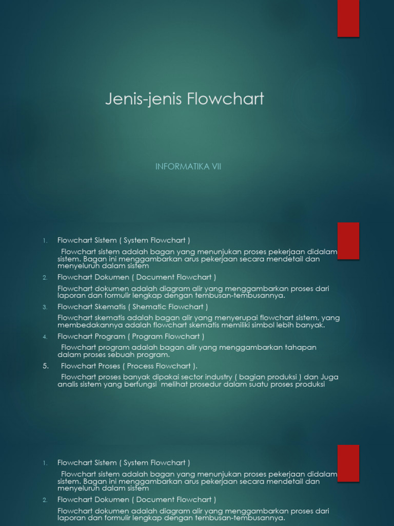 Jenis-jenis Flowchart | PDF