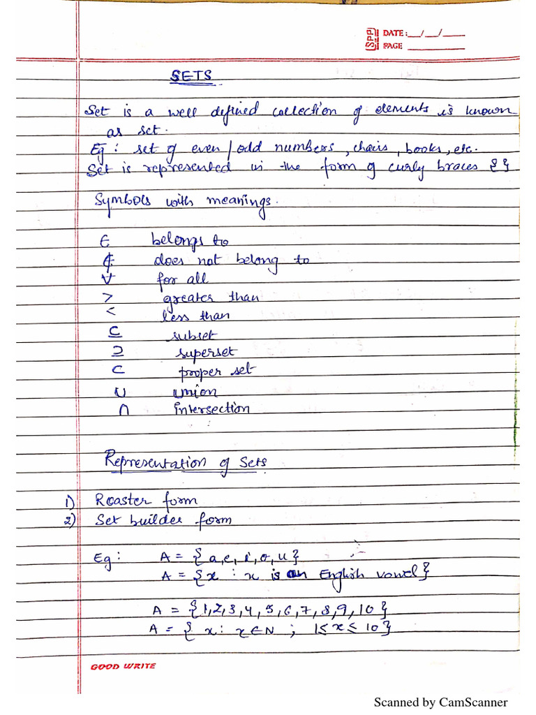 Math Unit 1 | PDF