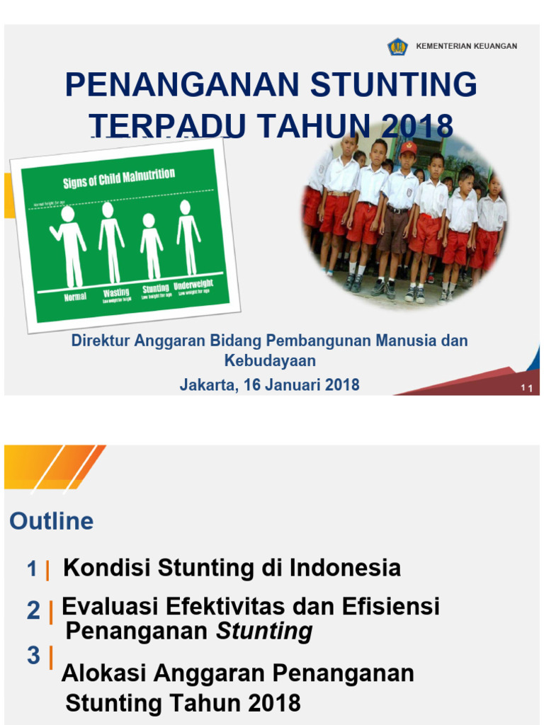 Penanganan Stunting - DJA | PDF