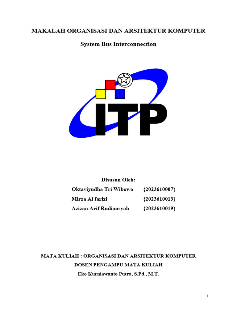 Sistem Bus Interkoneksi dalam Komputer | PDF | Seni | Komputer