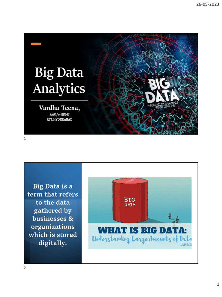 Big Data Analytics | Download Free PDF | Data Analysis | Data
