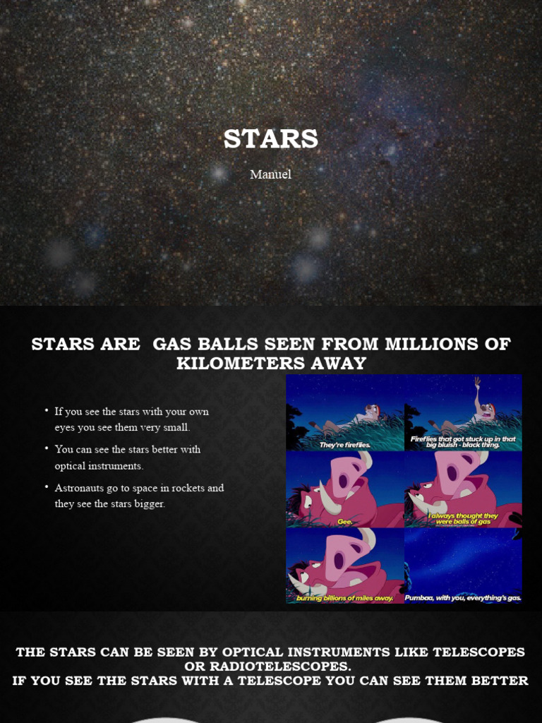 Understanding Stars and Their Observation | PDF