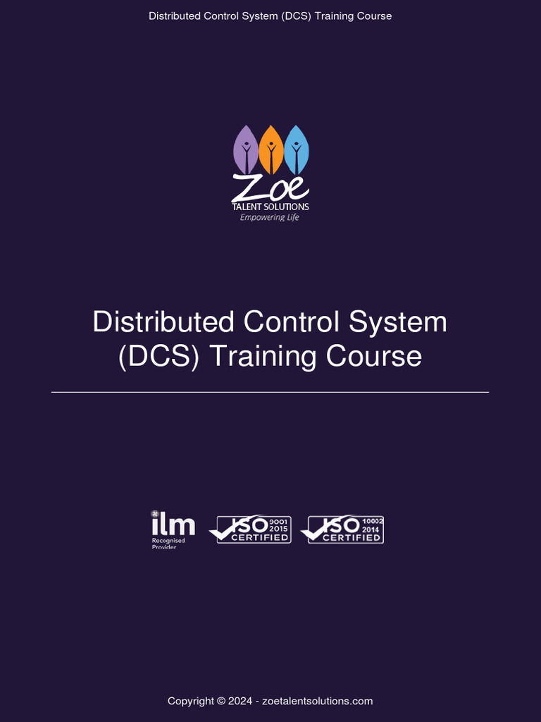 Distributed Control System (DCS) Training Course | PDF | Programmable Logic Controller | Computing