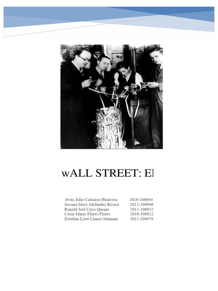 Wall Street 13-12-2020 | PDF | Gran depresion | Moneda