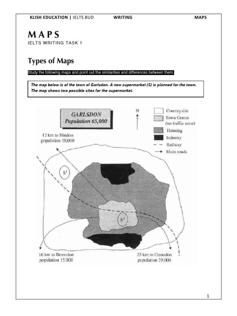 (Klish) IELTS BUD - Writing 1.7 (Maps) | PDF | Tourism | Resort