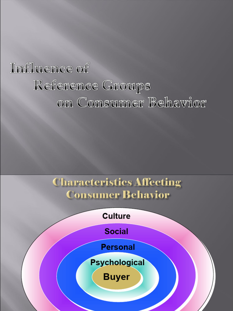 Group Influence On Consumption | PDF | Consumerism | Psychology