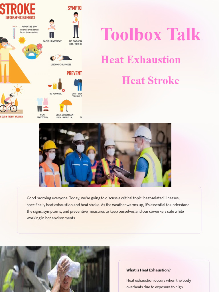 Heatstroke Vs Heat Exhaustions | PDF | Hyperthermia | Clinical Medicine