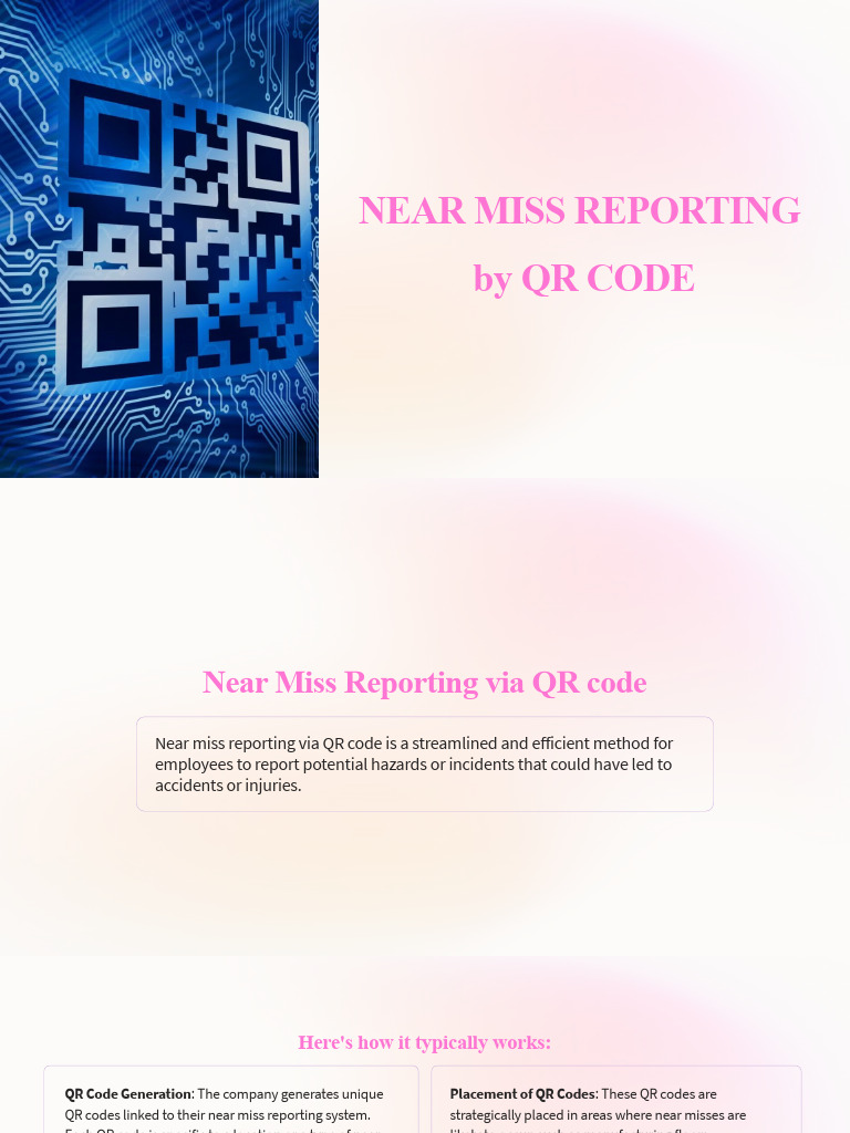 Near-Miss-Reporting-by-QR-Code | PDF | Qr Code | Safety