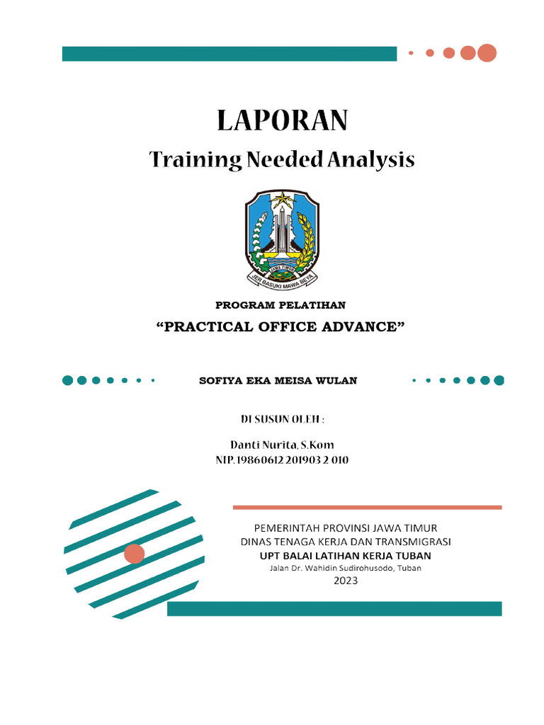 Training Need Analyze SOFIYA EKA MEISA WULAN | PDF