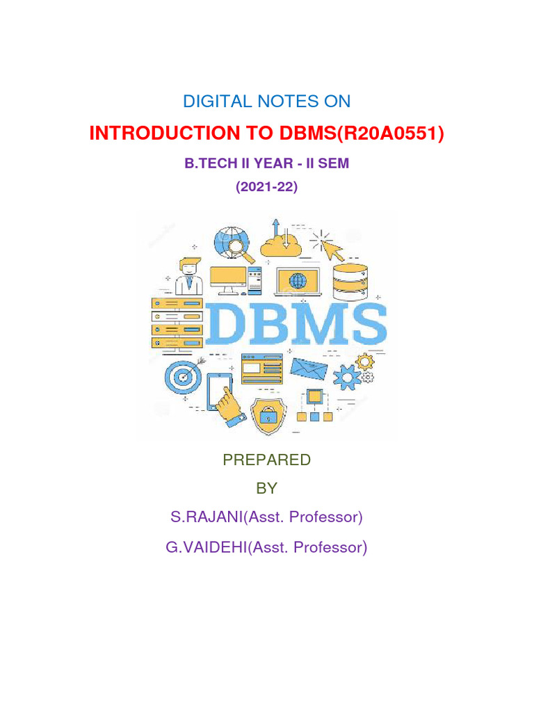 Introduction to Dbms | PDF | Databases | Relational Database