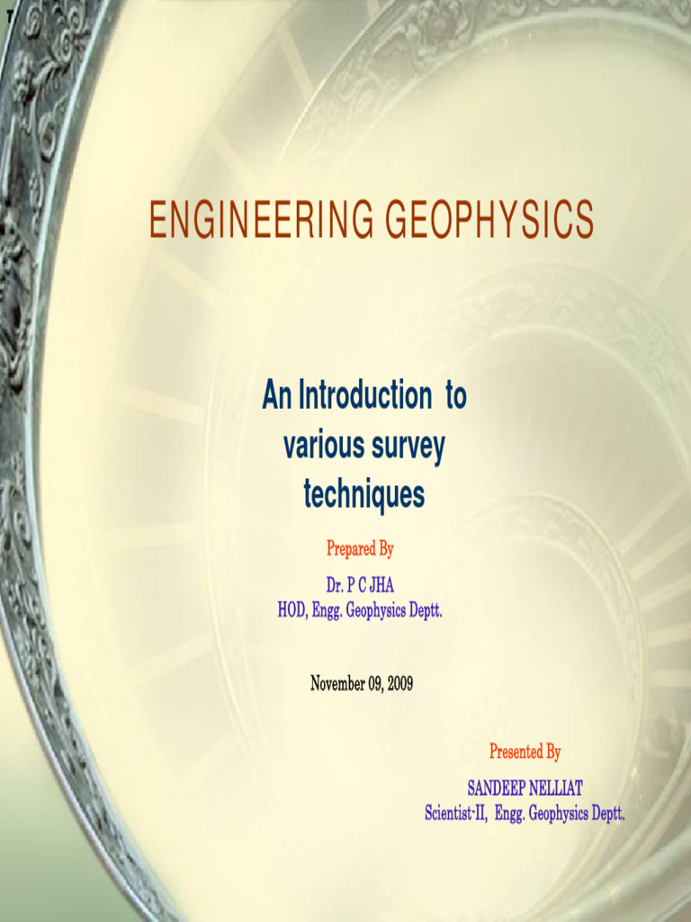 Eng Geophysics 1 | PDF | Geophysics | Reflection Seismology