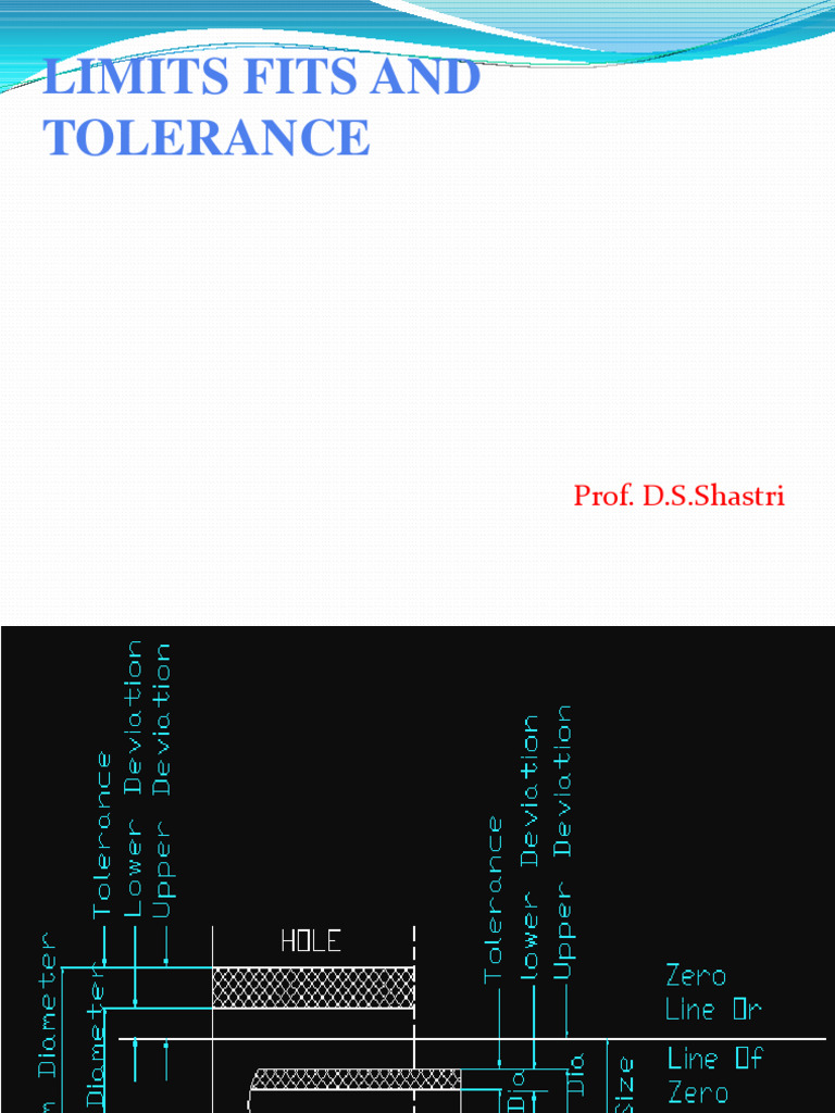 Limits,Fits and Tolerances | PDF | Engineering Tolerance | Mechanical Engineering