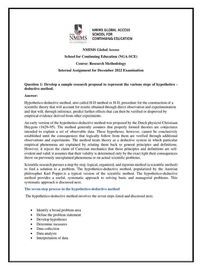 Research Methodology | PDF | Scientific Method | Hypothesis