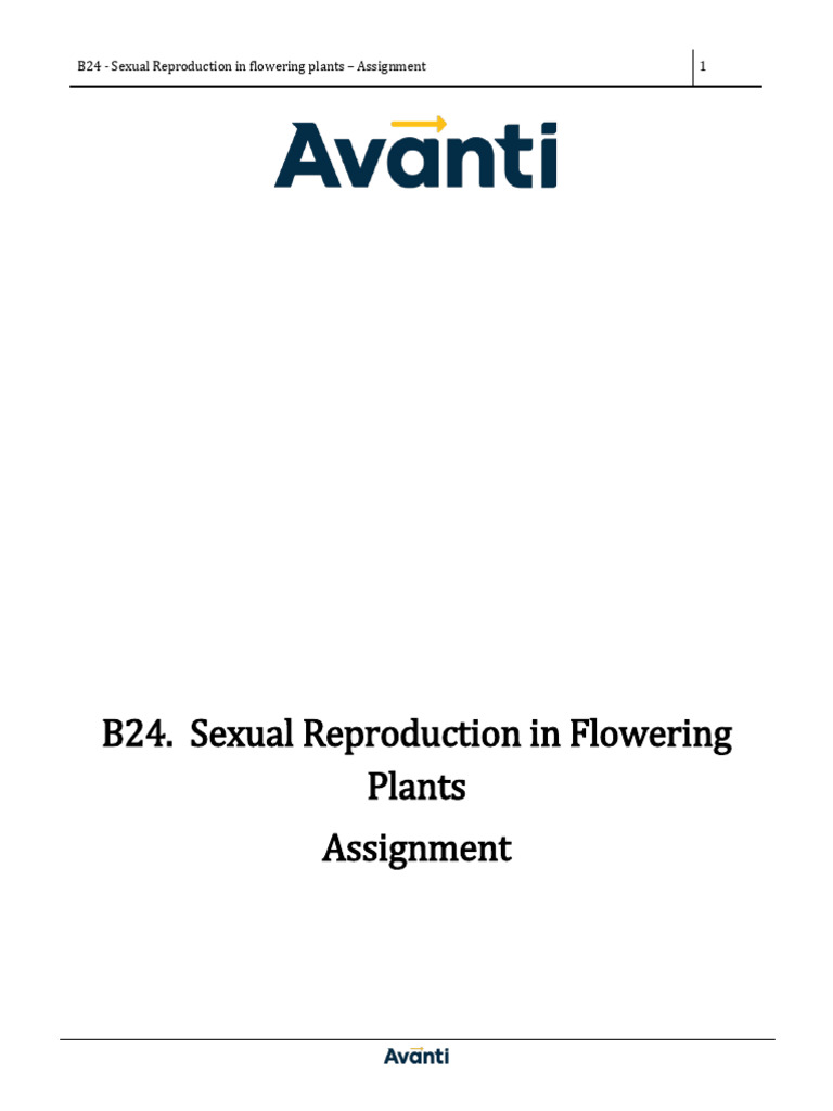 B24 - Sexual Reproduction in Flowering Plants - Megasporogenesis, Embryosac Formation - HW3 ...