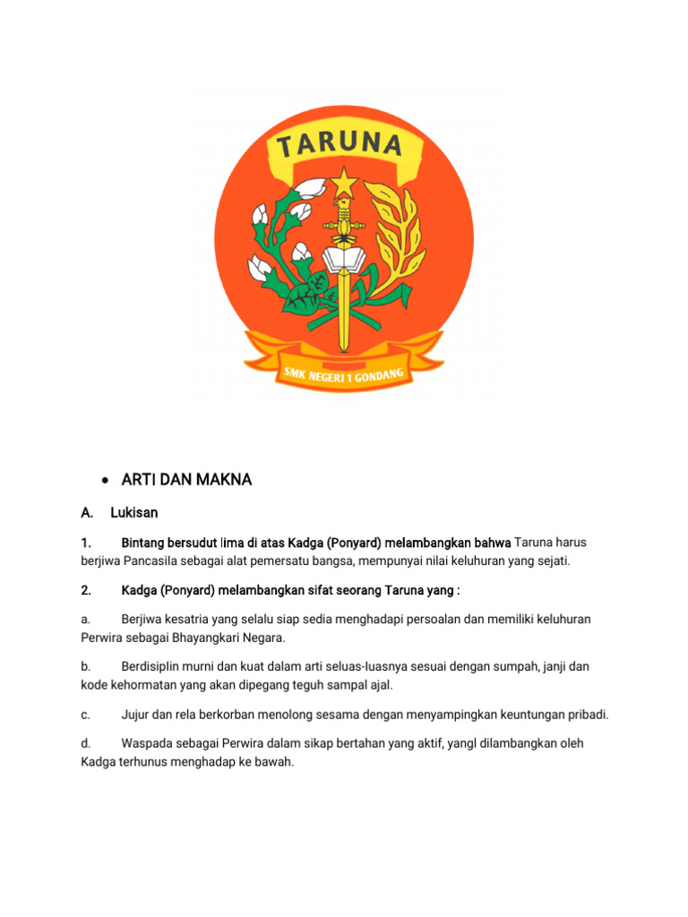 Logo Taruna | PDF | Agama & Spiritualitas