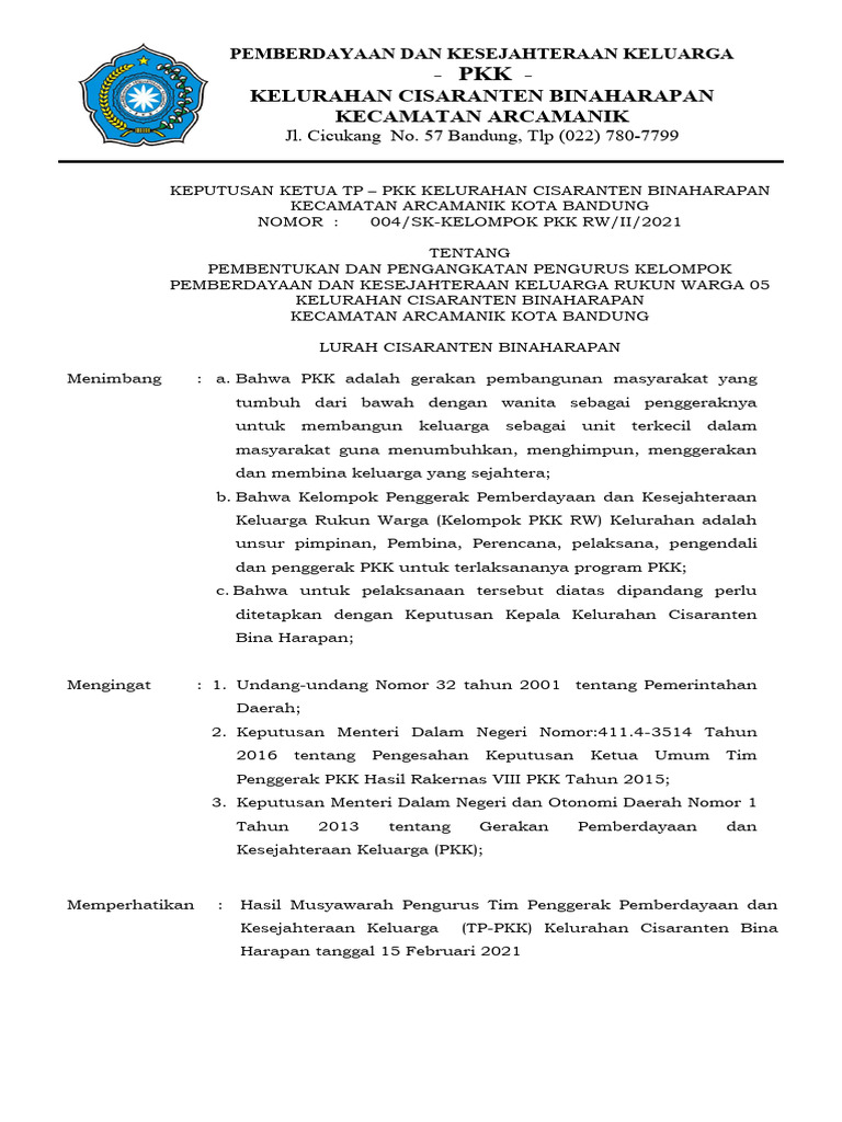 SK PKK RW 05 | PDF