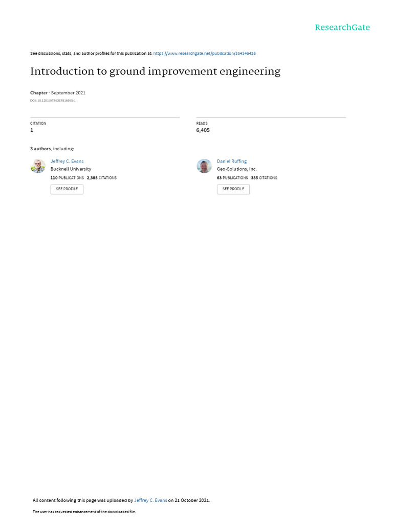 Ground Improvement Engineering preview | PDF | Strength Of Materials ...