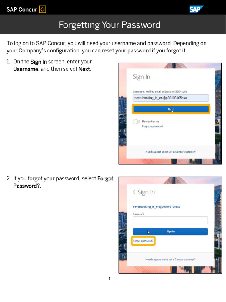 Cte En-Us Exp Tip Sheet Forgetting Your Password | PDF