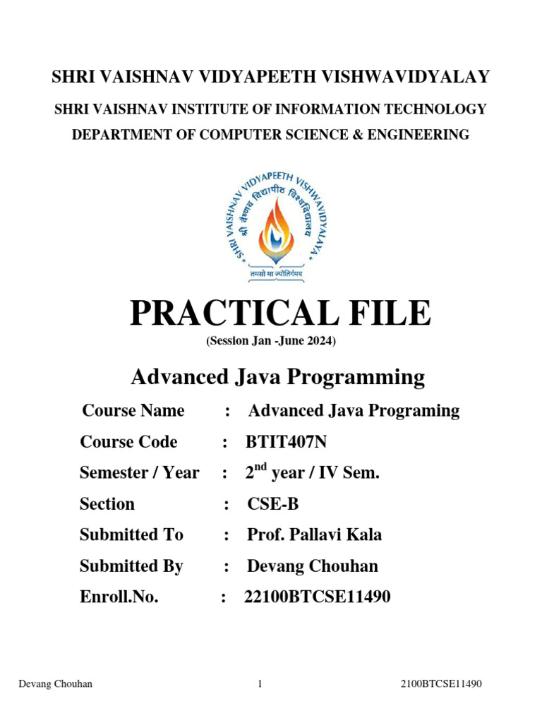 Devang | PDF | Method (Computer Programming) | Inheritance (Object Oriented Programming)