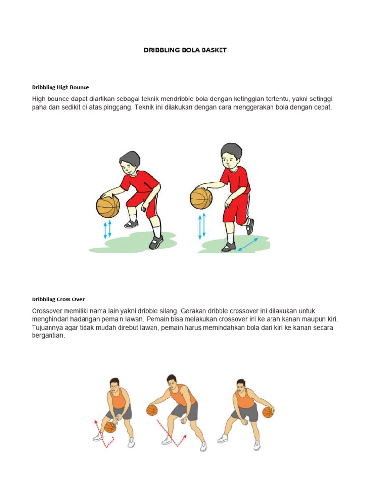 Teknik Dribbling dan Passing Bola Basket | PDF