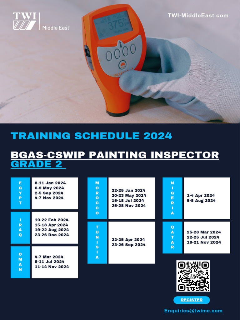 Bgas Cswip Painting Inspector gr2 2024 Regional r1 | PDF