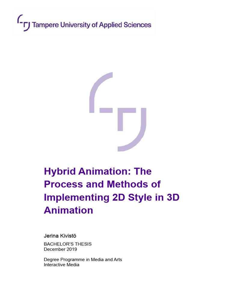 Hybrid Animation Pdf 3 D Computer Graphics Animation 