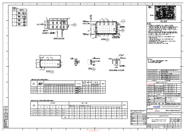22098-21202-DW-0430-0003 - SH03 - S1 Foundation Layout For Unit 1202 ...