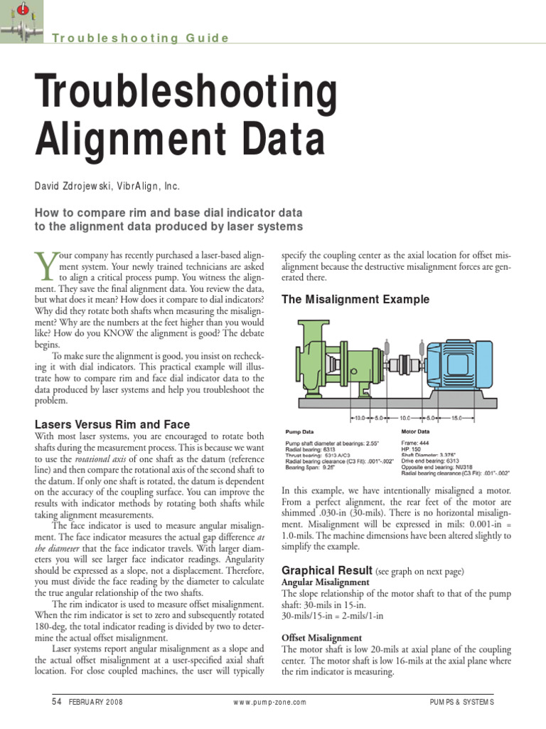 Pump Alignment | PDF | Mechanical Engineering