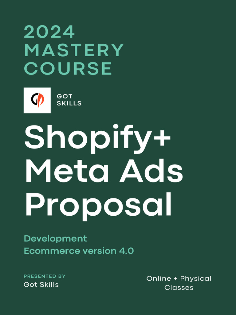 Shopify+Meta Course Outlines | PDF