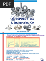 ASME B16.48 Spectacle Blind Flange Dimensions and Weight Chart | PDF ...