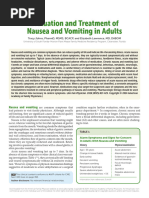 Approach To The Adult With Nausea and Vomiting - UpToDate | PDF | Nausea | Vomiting