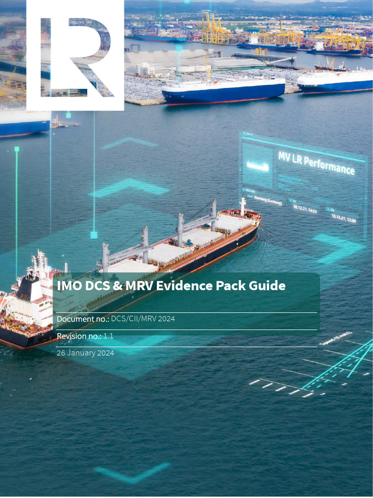 IMO Data Collection System MRV Regulations Evidence Pack January2024 ...