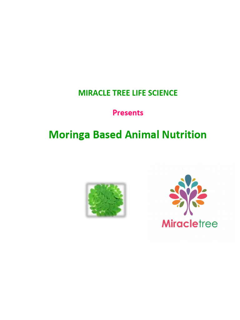 Moringa Animal Nutrition Solutions | PDF
