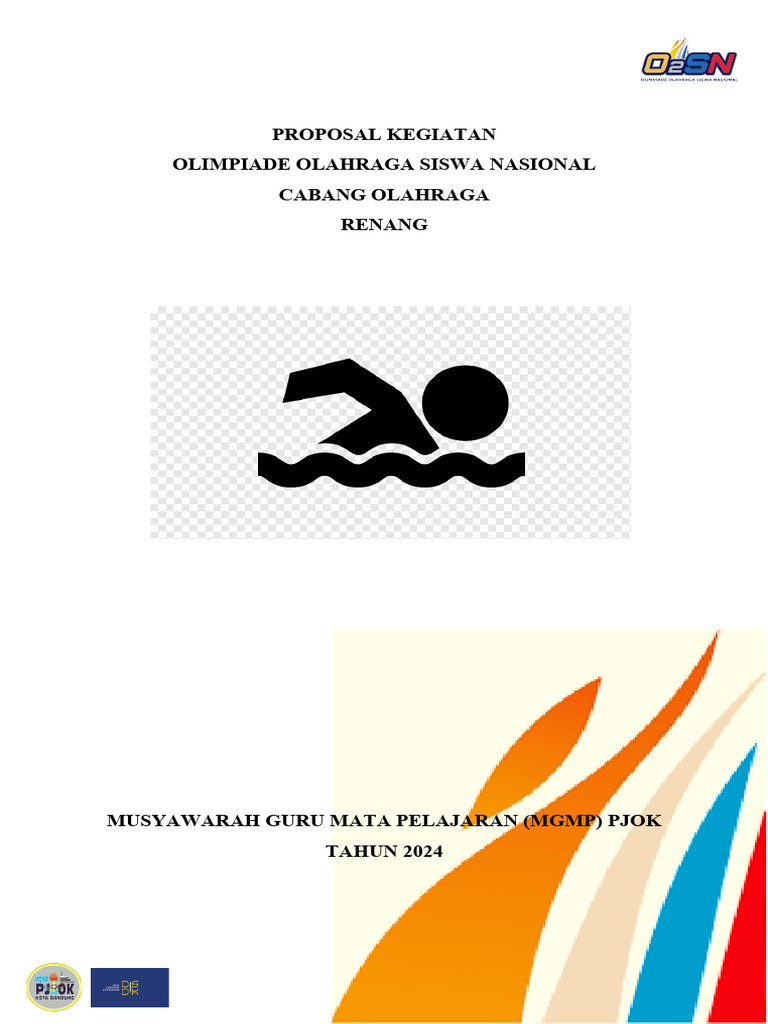 O2SN Renang Bandung 2024 | PDF | Karier & Perkembangan | Perjalanan