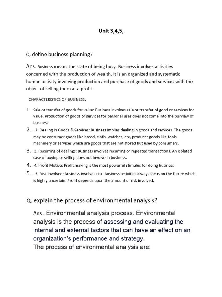 Ed Unit 3,4,5 | PDF | Feasibility Study | Project Management