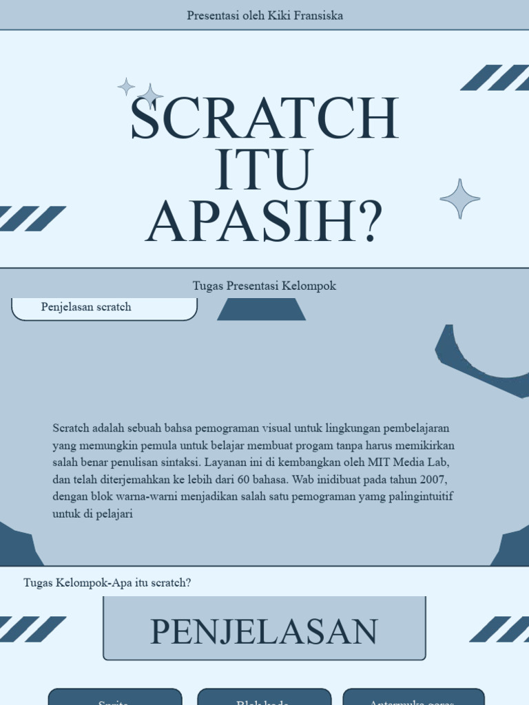 Pengenalan Scratch: Pemrograman Visual untuk Pemula | PDF | Komputer